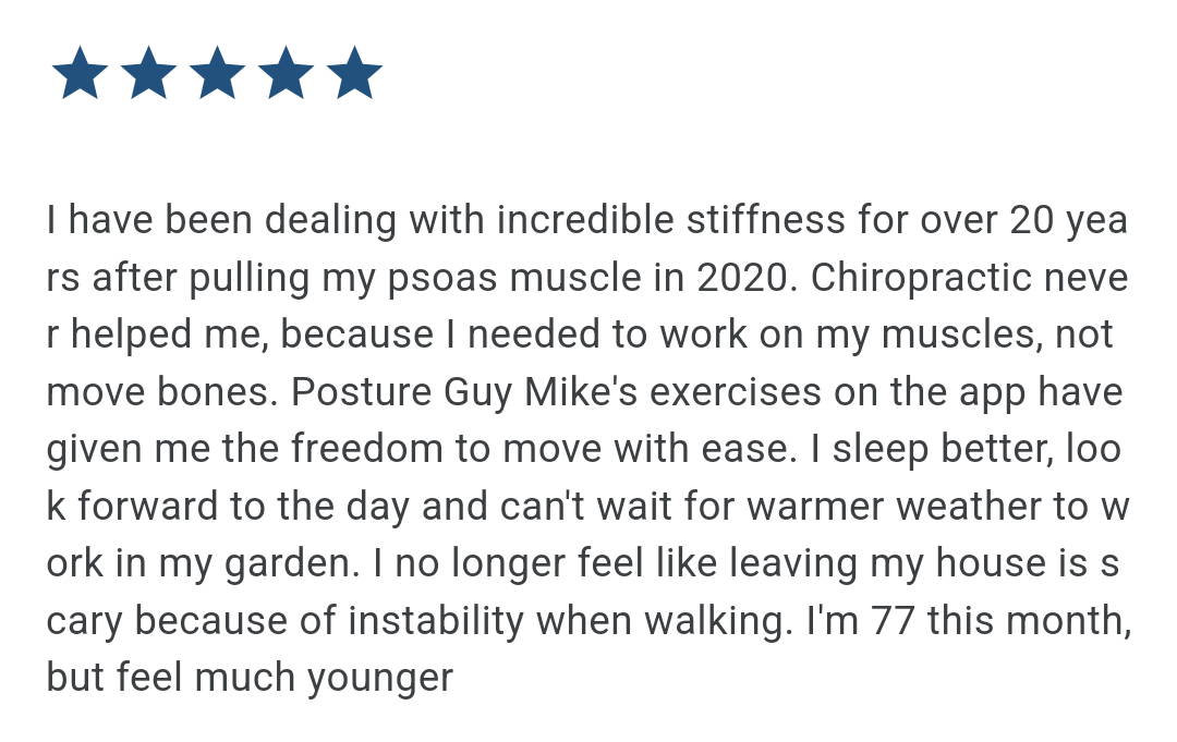 Posture Guy Mike - Improve Your Posture